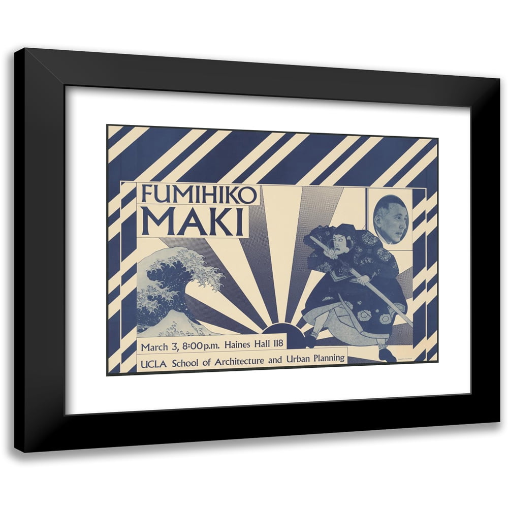 Coy Howard 24x19 Black Modern Framed Museum Art Print Titled - Fumihiko ...