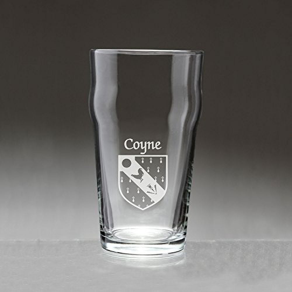 Coyne Irish Coat of Arms Pub Glasses - Set of 4 (Sand Etched) - Walmart.com