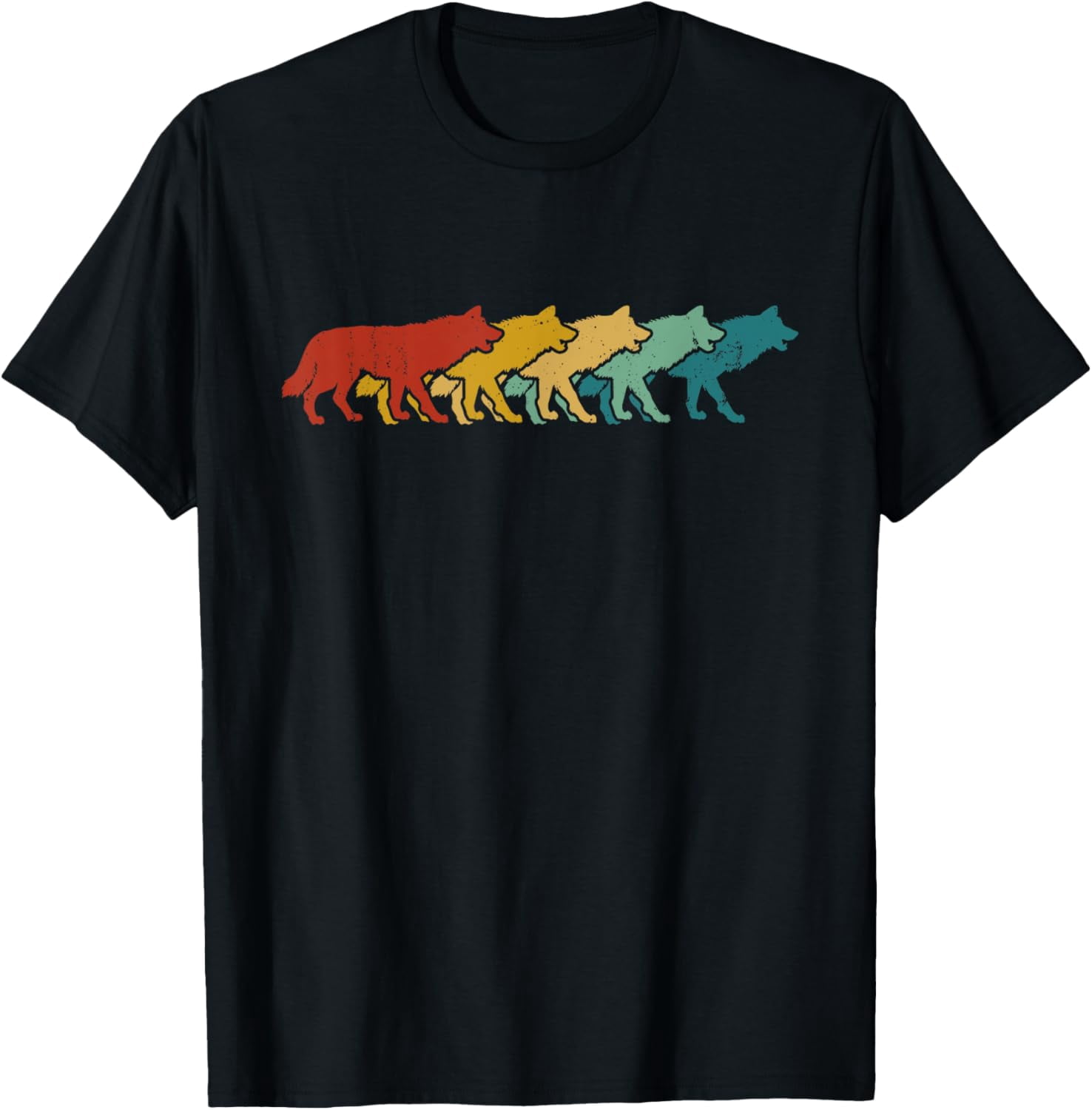 Coyote Retro Vintage Style 70s 80s Animals Lover T-Shirt - Walmart.com