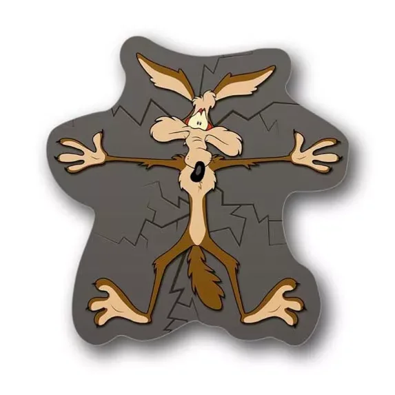 Coyote Splat Cartoon Sticker Phone Decal Water Bottle Stickers Car ...