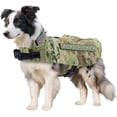 Coyote Vest for Small Dogs, Removable Spikes Hawk Predator Harness ...
