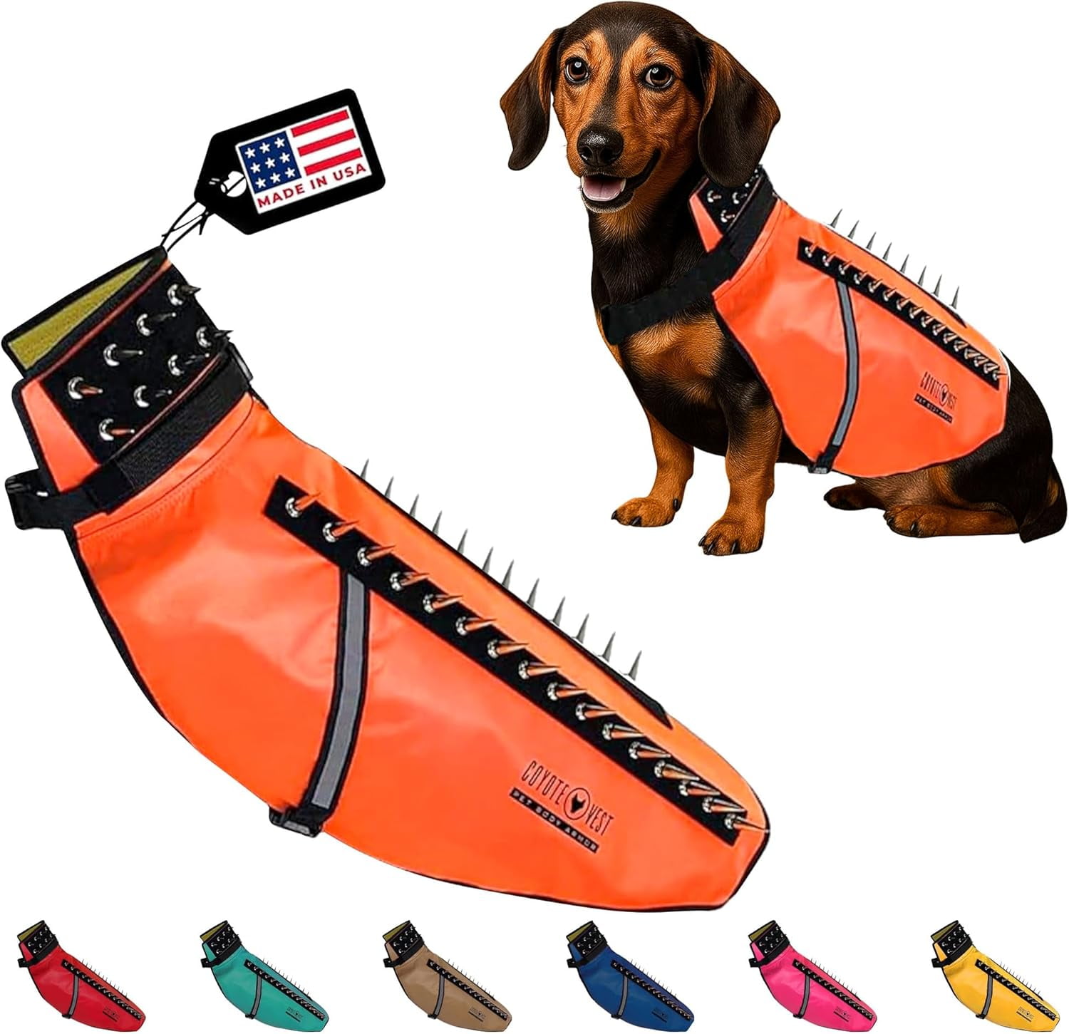CoyoteVest Dog Harness Protection Vest, Reflective Dog Accessories with ...