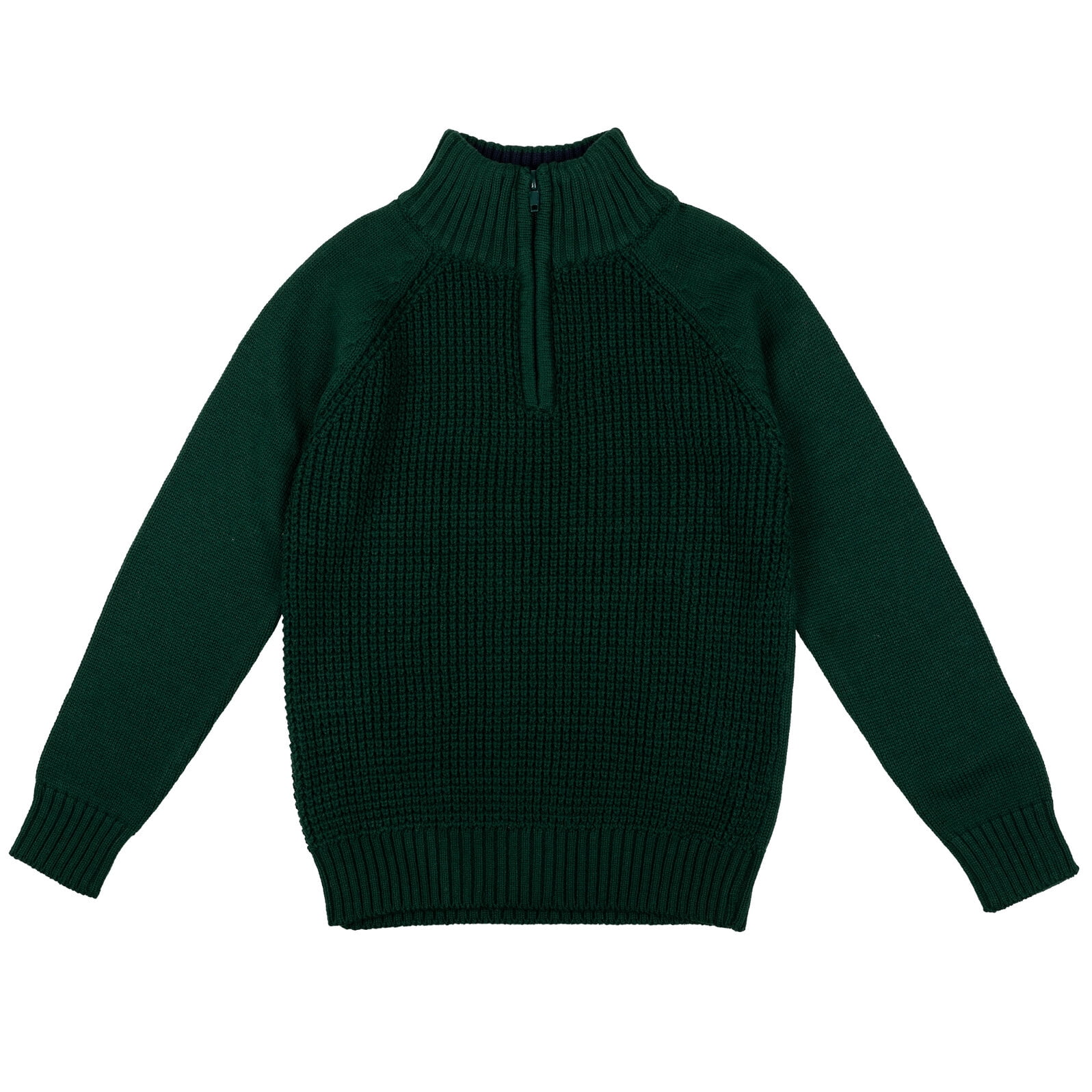 Cozeeme Big Boys Half Zip Long Sleeve Sweater Little Kid to Big ...