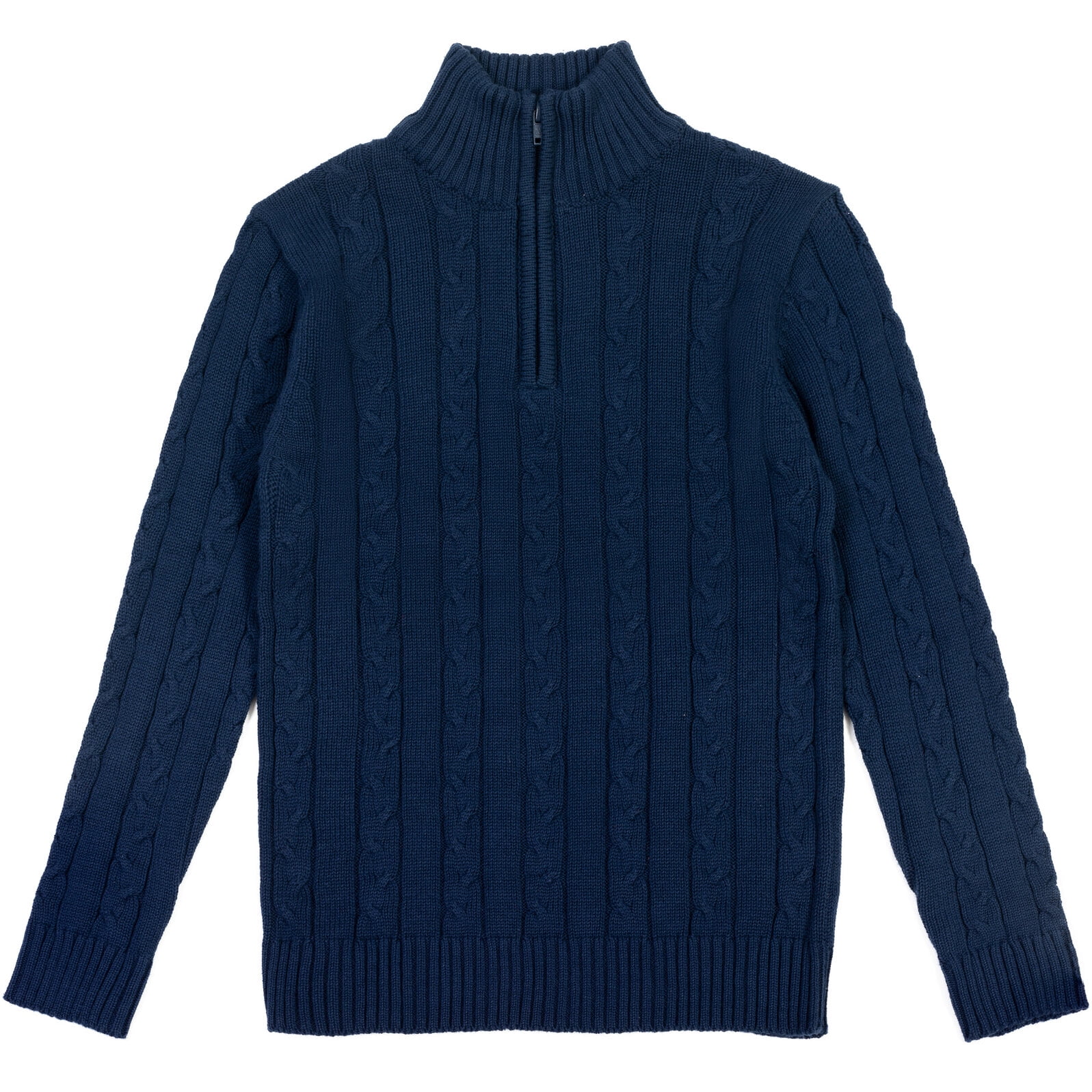 Cozeeme Little Boys Half Zip Long Sleeve Sweater Toddler to Big Kid ...