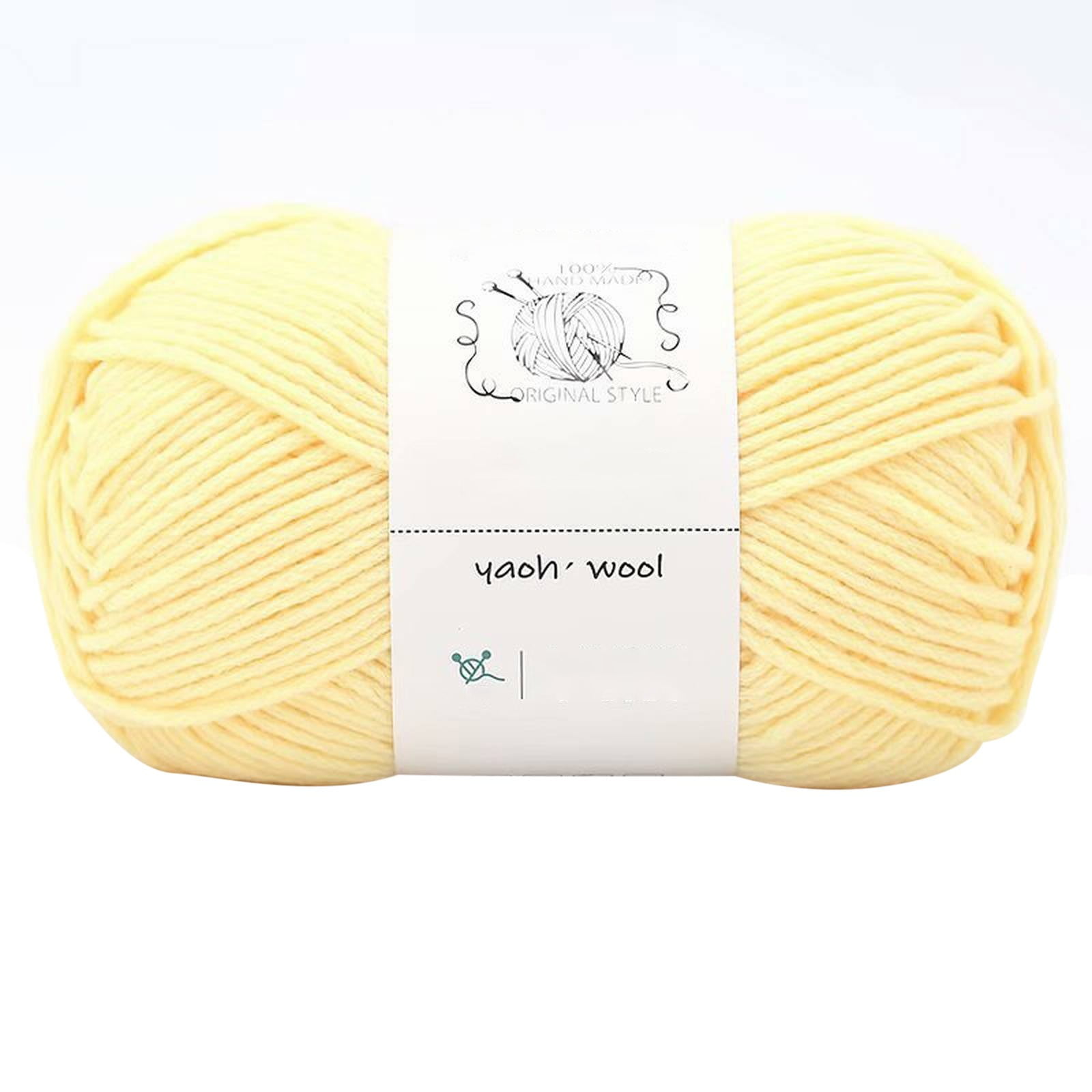 Cozeii 1PCS Hand-Woven Knitting Wool, Ultra-Soft Crochet Knitting Wool ...