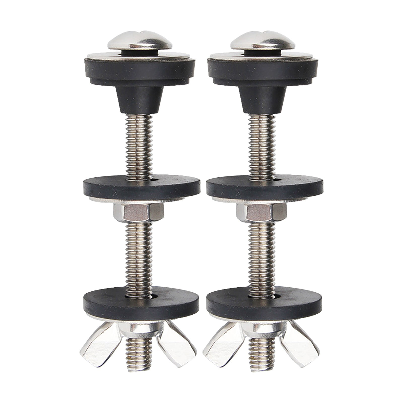 Cozeii 2PCS Heavy Duty Toilet Tank-to-Bowl Kit, Stainless Steel Bolts ...