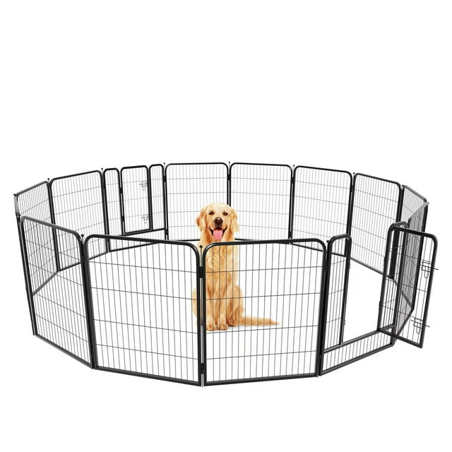 Cozgesto Dog Playpen, Indoor/Outdoor Exercise Pen for Dogs, Portable ...