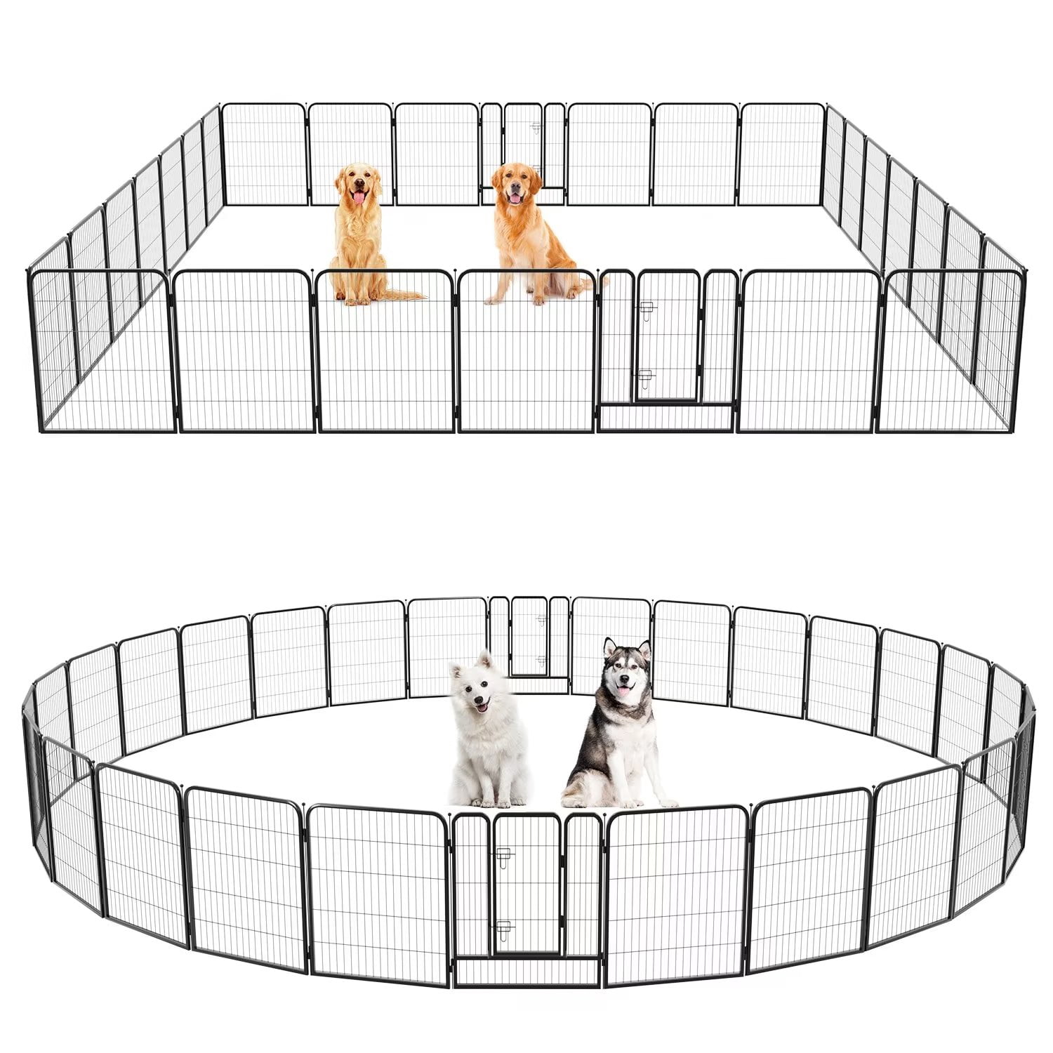 Cozgesto Portable Dog Playpen for Indoor/Outdoor, RV Camping, Garden ...