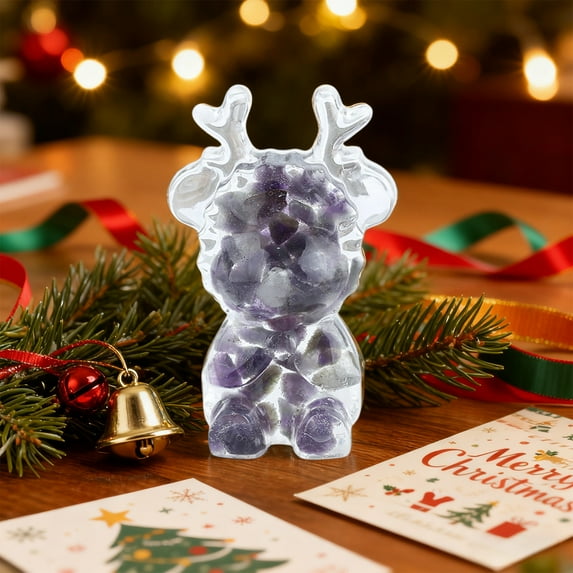 Cozilinen Christmas Deer Ornament for Home Desktop TV Cabinet Coffee ...