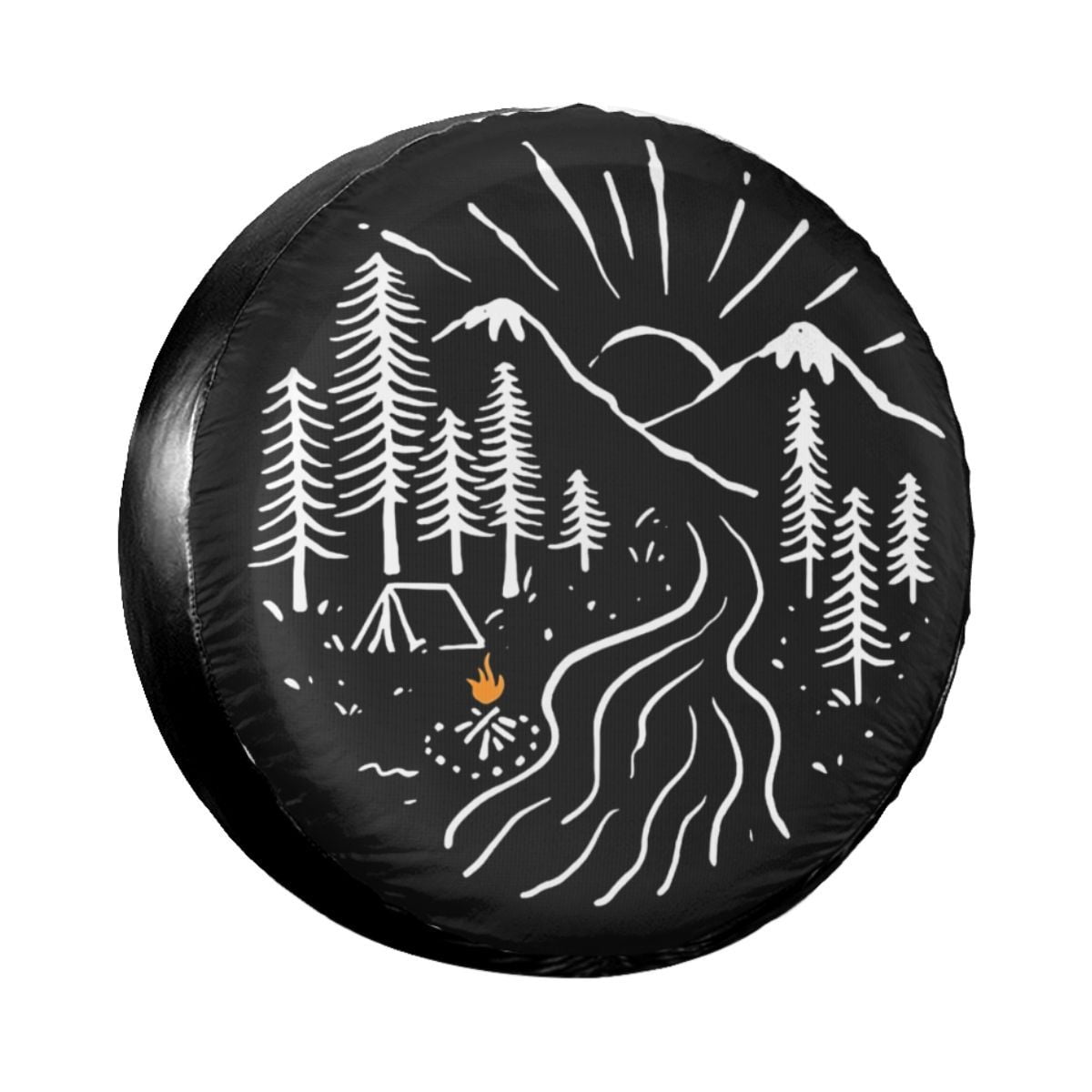 Cozipink Universal Caravan Spare Tire Cover Heavy Duty Wheel Protector ...