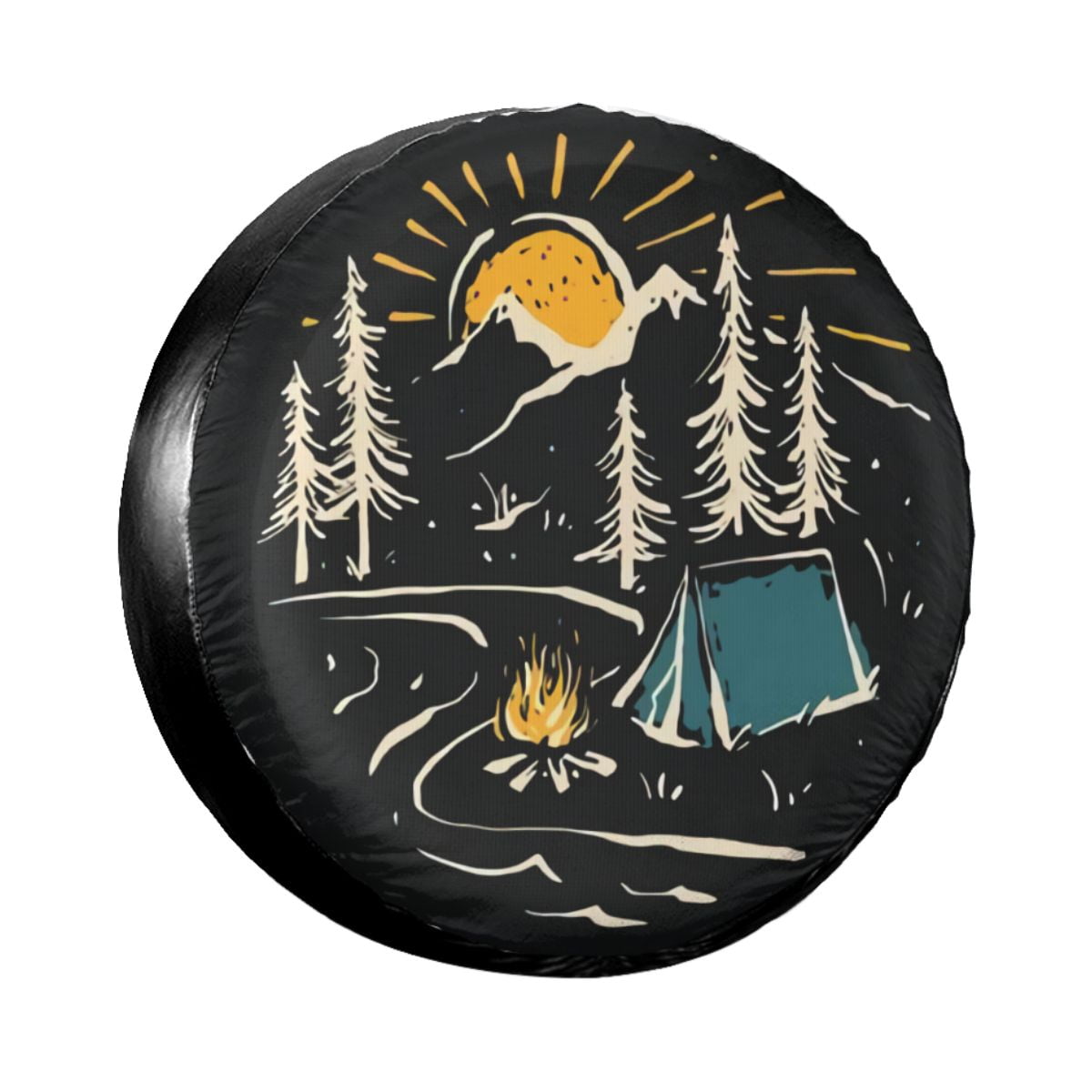 Cozipink Universal Caravan Spare Tire Cover Heavy Duty Wheel Protector ...