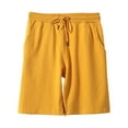 Cozirly Ladies Knee Length Shorts Mini Shorts For Women Bermuda Shorts