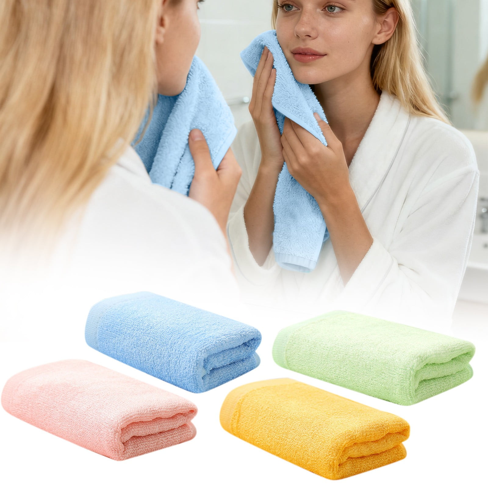 Cozival Sports Towels, Long Strip Pure Cotton Towel, Super Absorbent ...