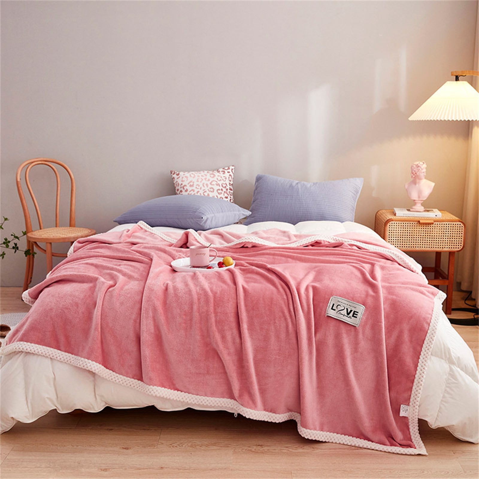 Cozival Winter Warmth Throw, Heavyweight Fleece Blanket - Extra Thick ...