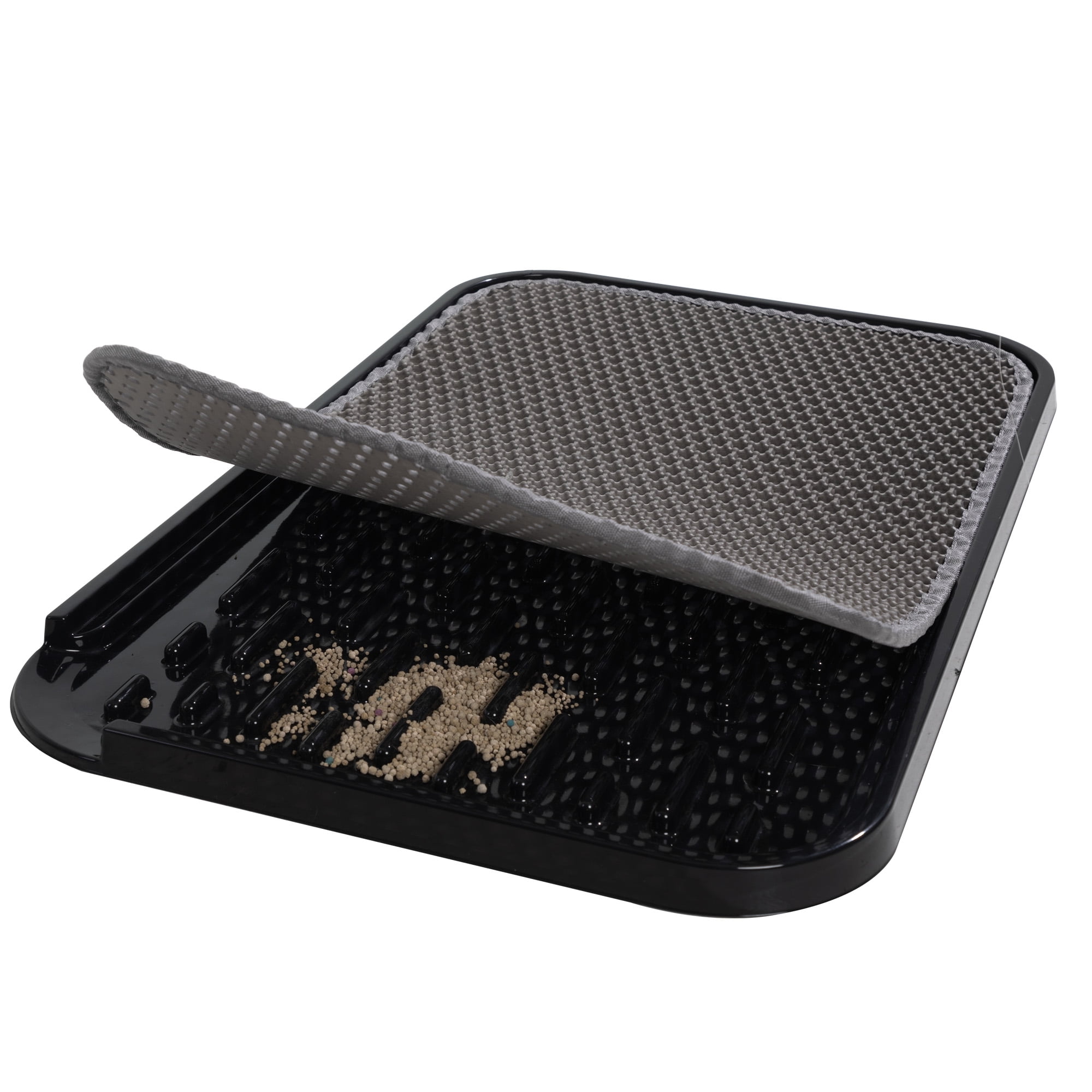 (2 pack) Coziwow Cat Litter Mat, 24" x 16" Kitty Litter Trapping Mat ...