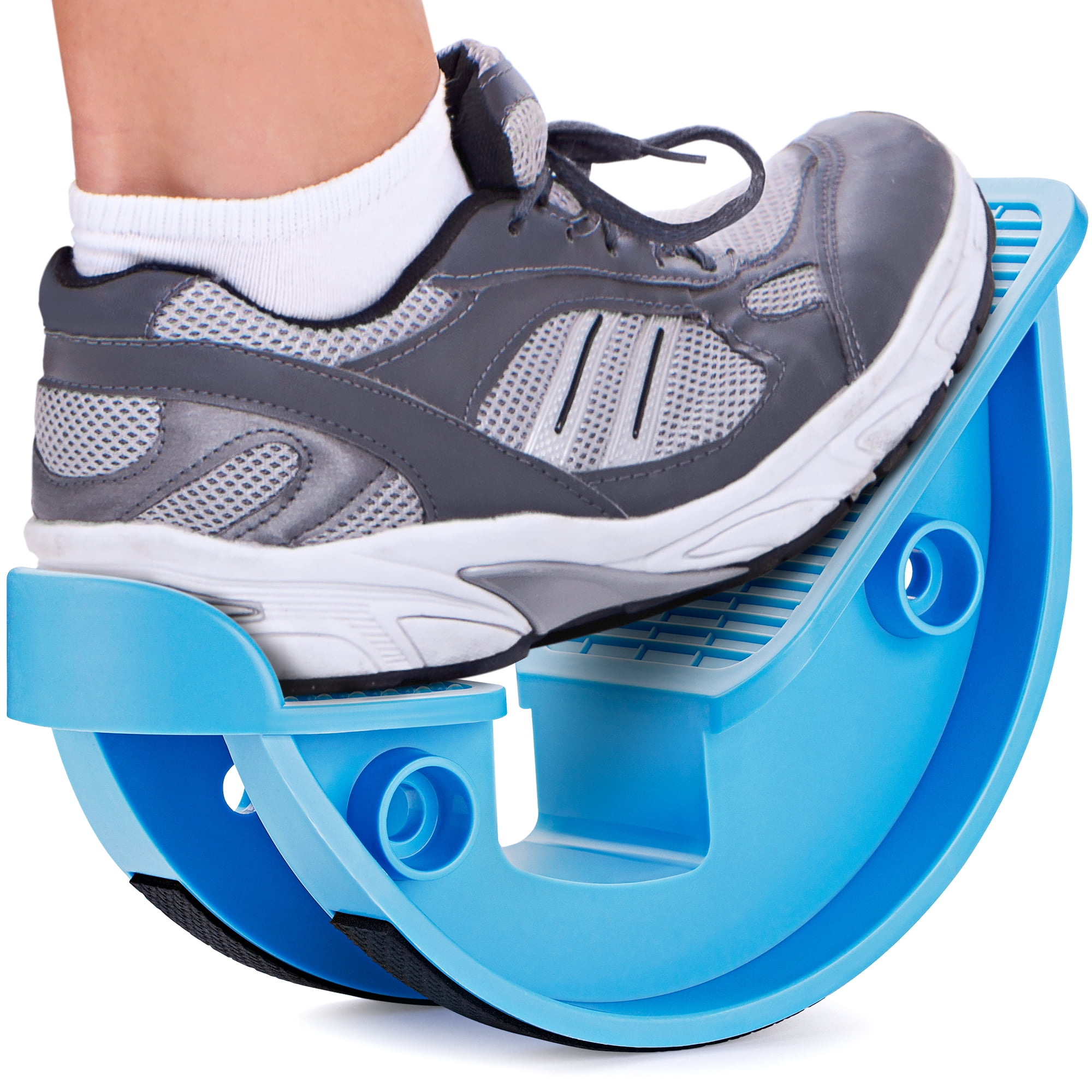 Cozlow Calf Stretcher, Foot Rocker (Blue) for Plantar Fasciitis ...