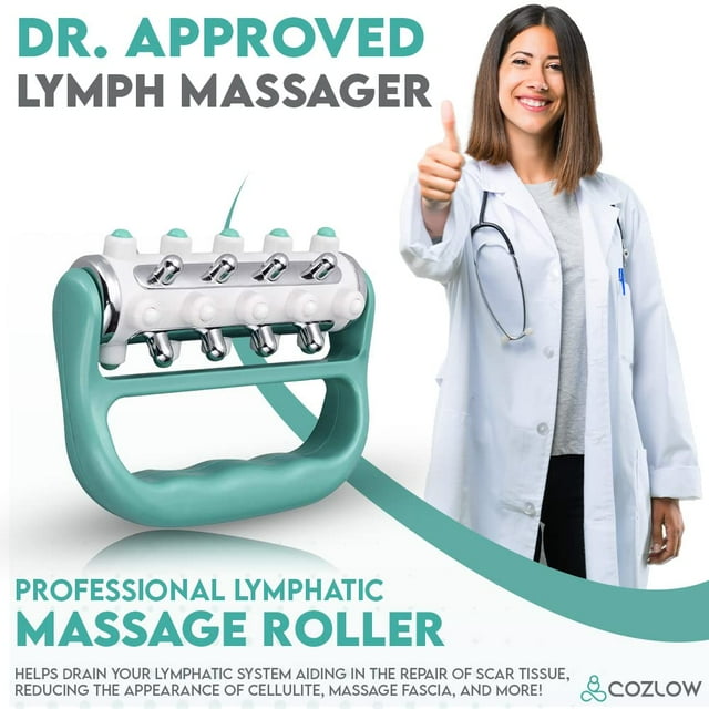 Cozlow MyoRelease Lymphatic Drainage Massager, Cellulite Roller ...