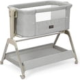 Ezebaby Baby Bassinet Bedside Sleeper, 3-in-1 Rocking Bassinet ...