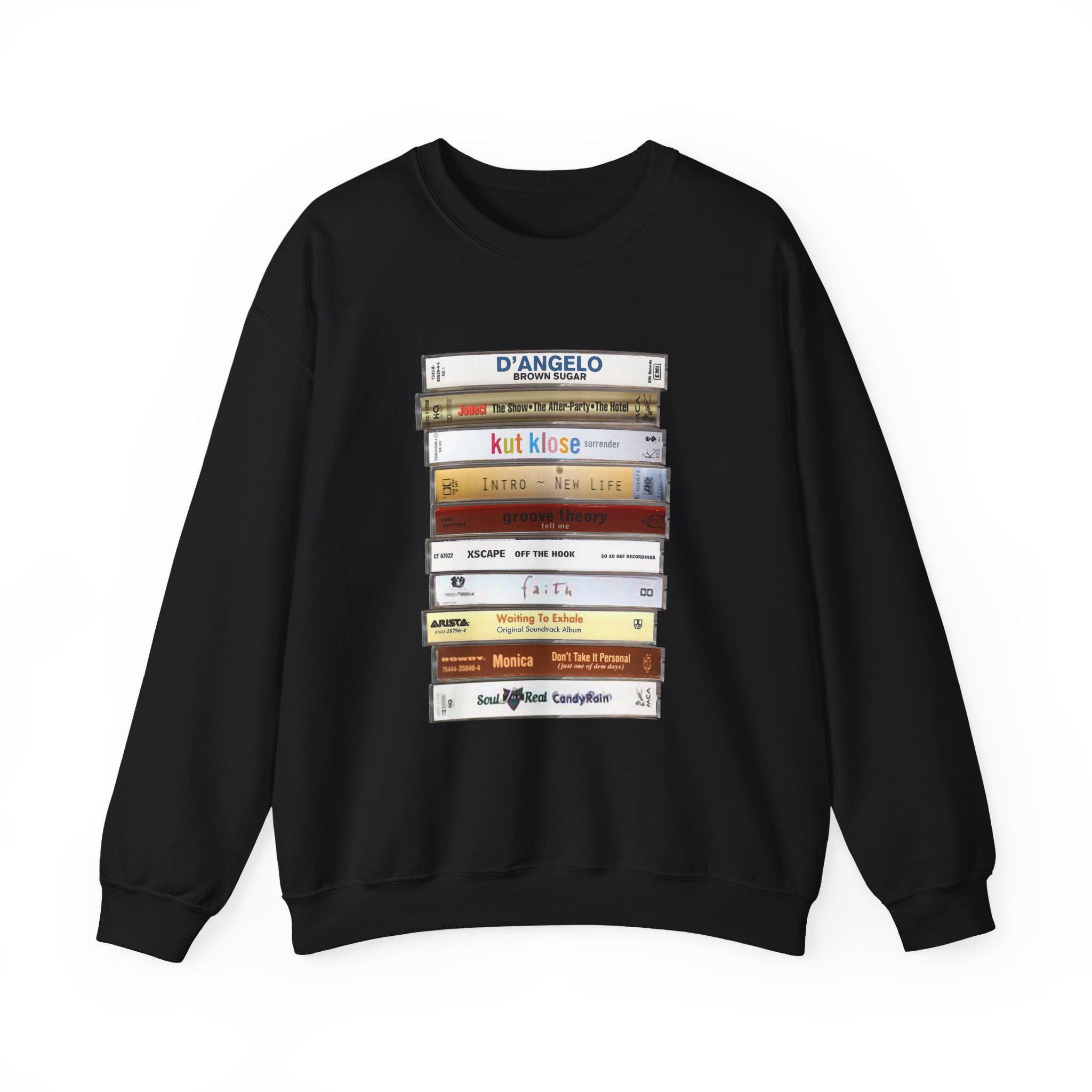 Cozy 1995 R&B Album Cassette Tape Sweatshirt – Retro-Inspired ...