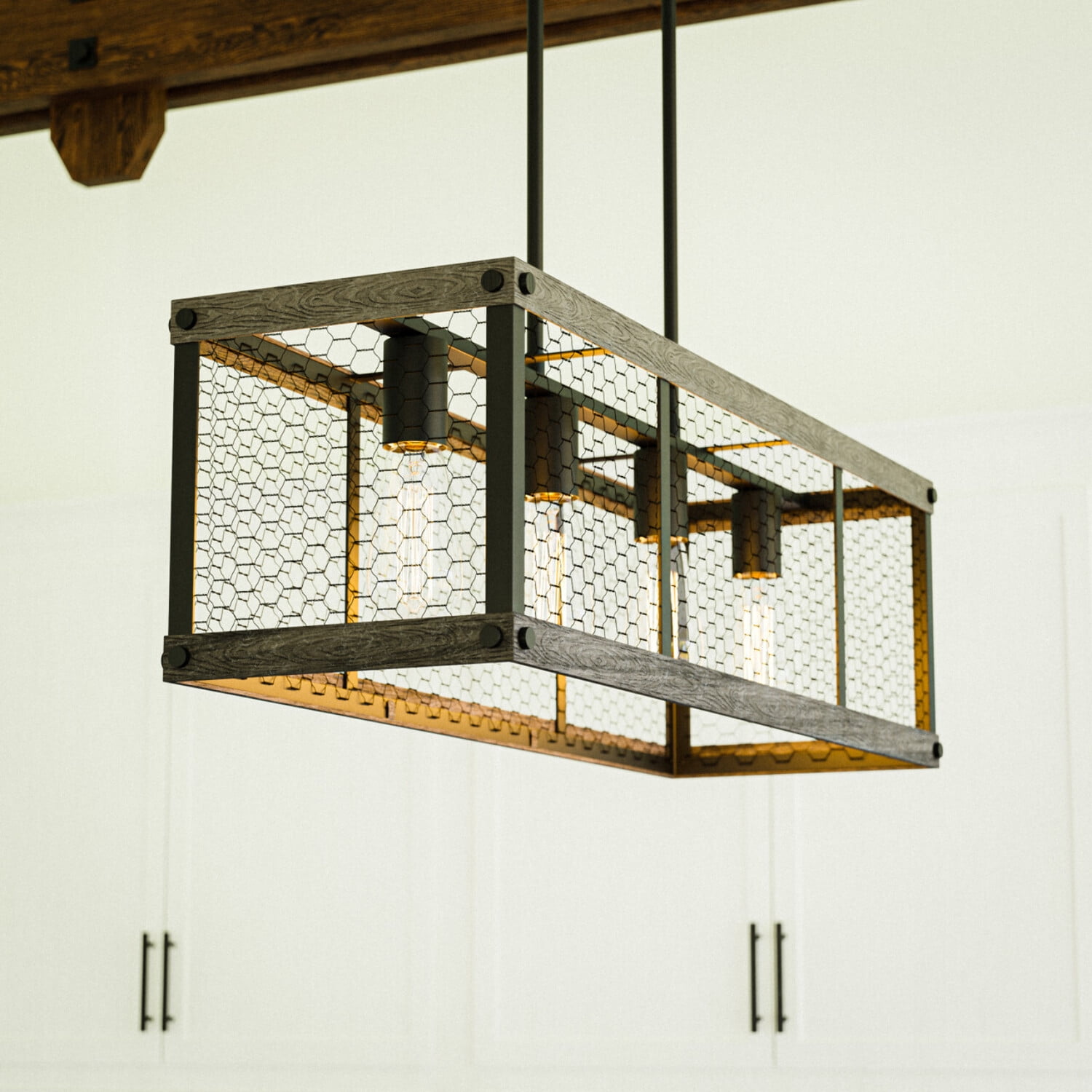 Cozy 4 Light Island Light with Bronze Finish - Walmart.com