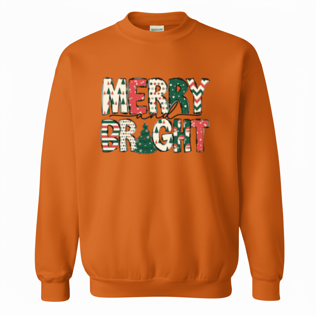 Cozy And Bright Festive Holiday Family Spirit Gift Sweatshirt, up to ...