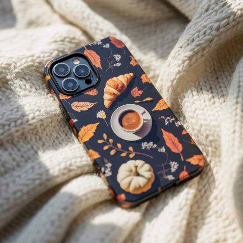 Cozy Autumn Coffee Phone Case for iPhone 11 to 17 – Fall Vibes Espresso ...
