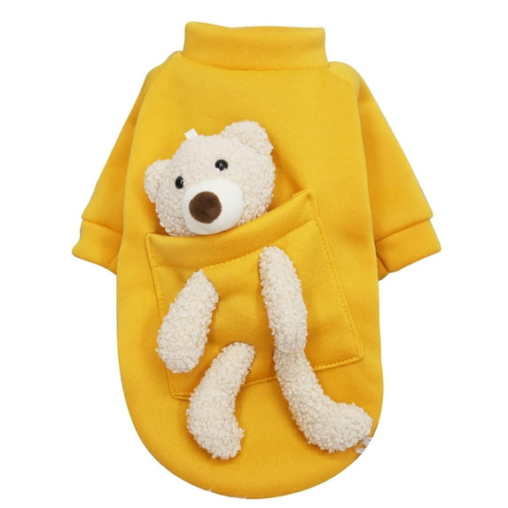 Cozy Bear Pocket Pet Sweater Guard Warm Clothes For Small Dogs And Cats ...