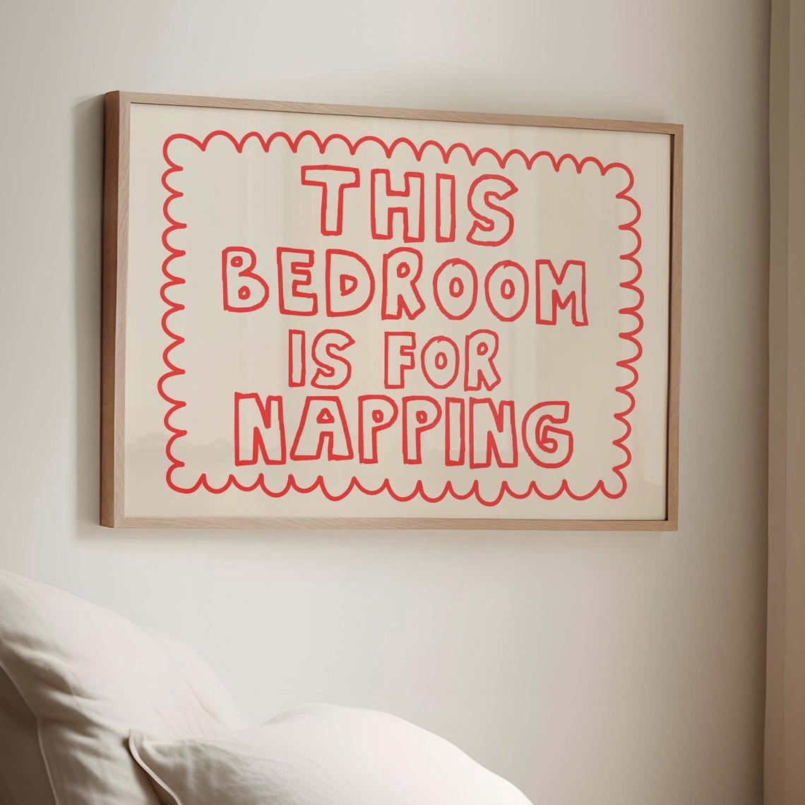Cozy Bedroom Quote Poster - Relaxing Wall Art For Sleep Sanctuary ...