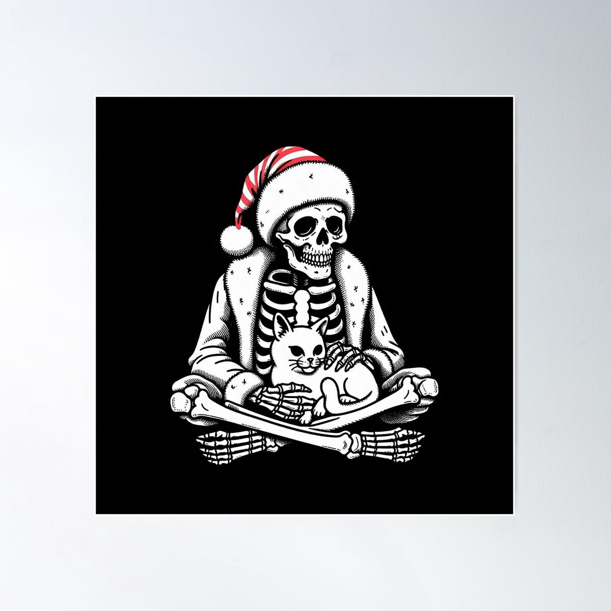 Cozy Bones Poster Wall Art, Modern Wall Decor For Living Room Bedroom ...