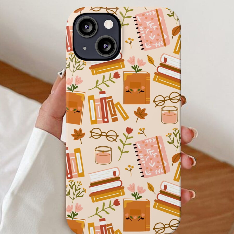 Cozy Books Hygge Themed Phone Case for Bookworm and Librarians 11 12 13 ...