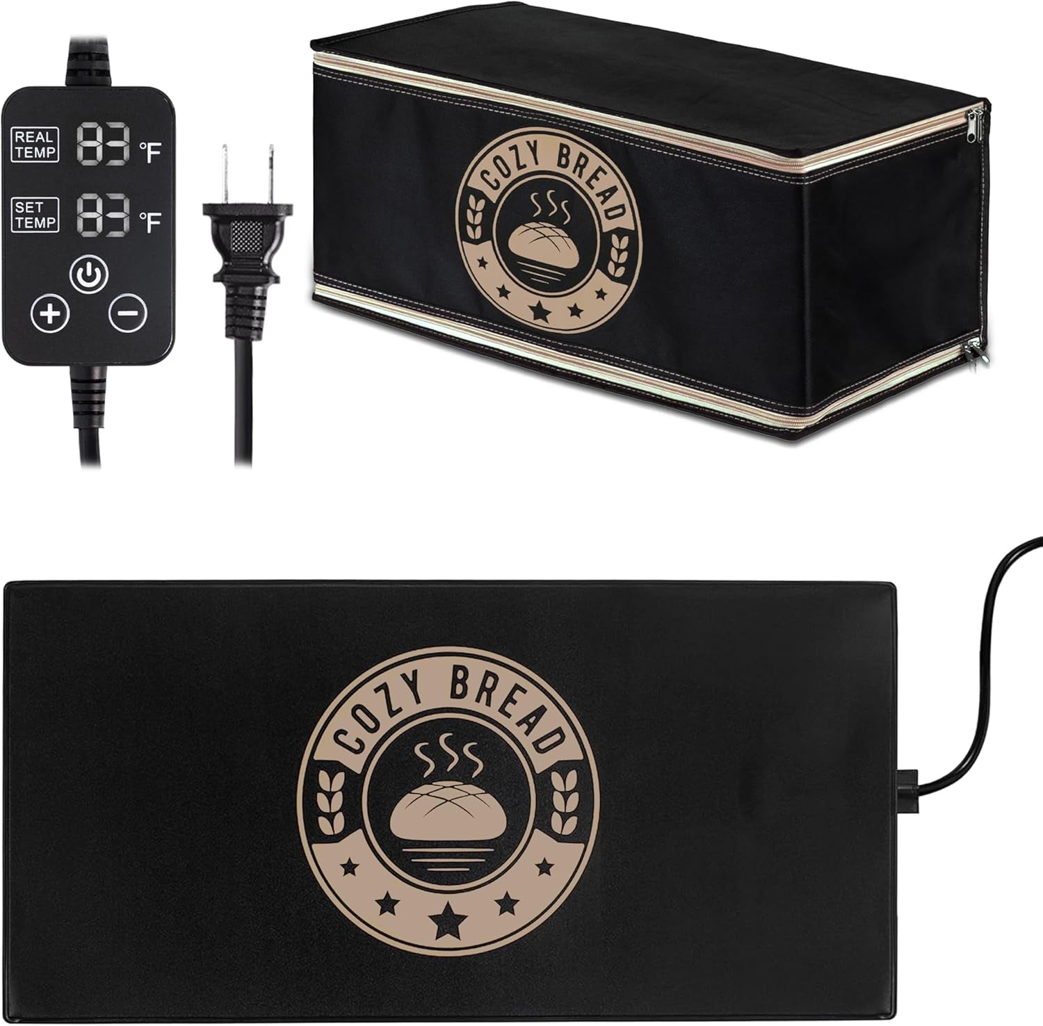 Cozy Bread® Proofing Mat & Thermal Insulation Box Bundle (10" x 21 ...