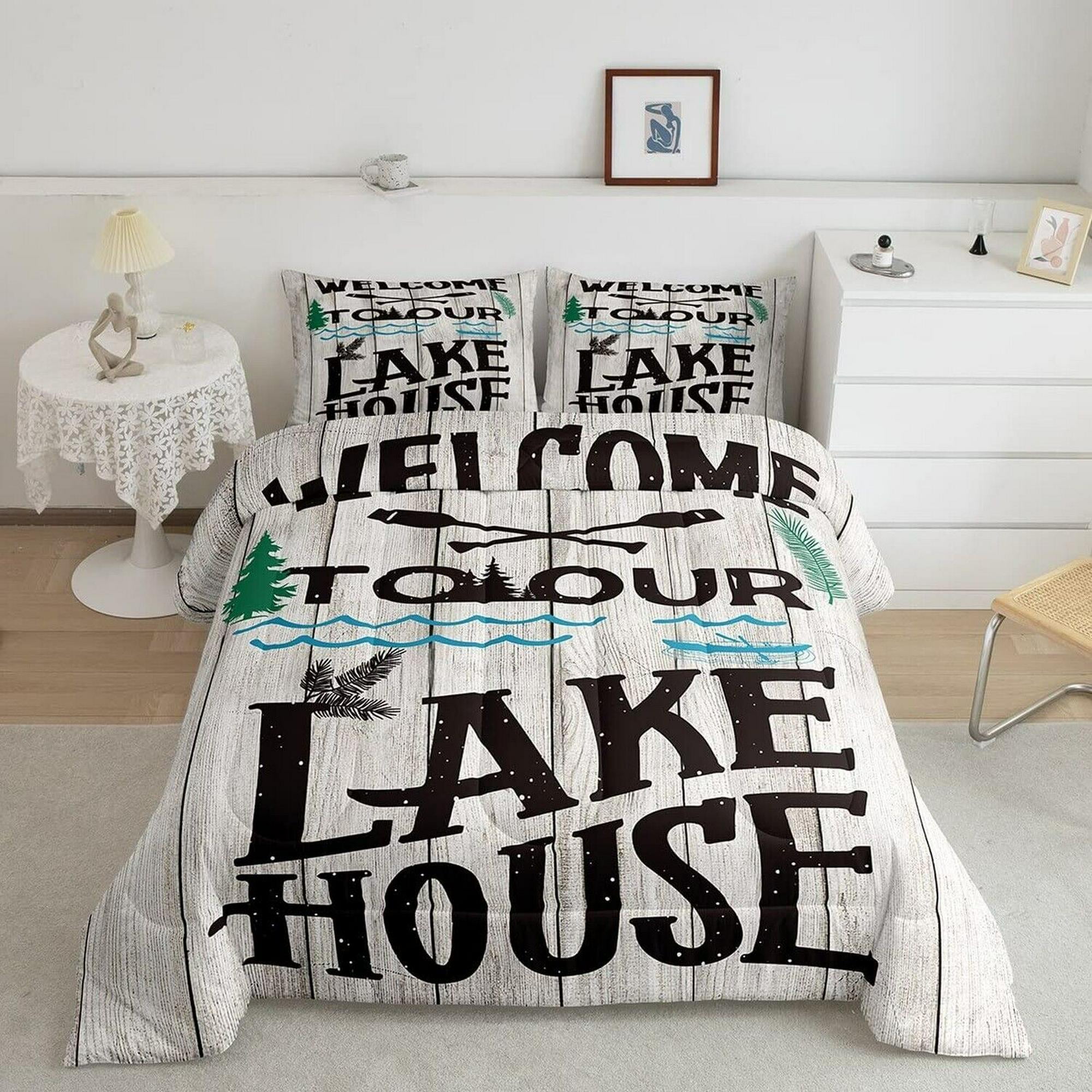 Cozy Cabin Bedding Collection: Rustic Lodge Comforter Set for a Warm ...