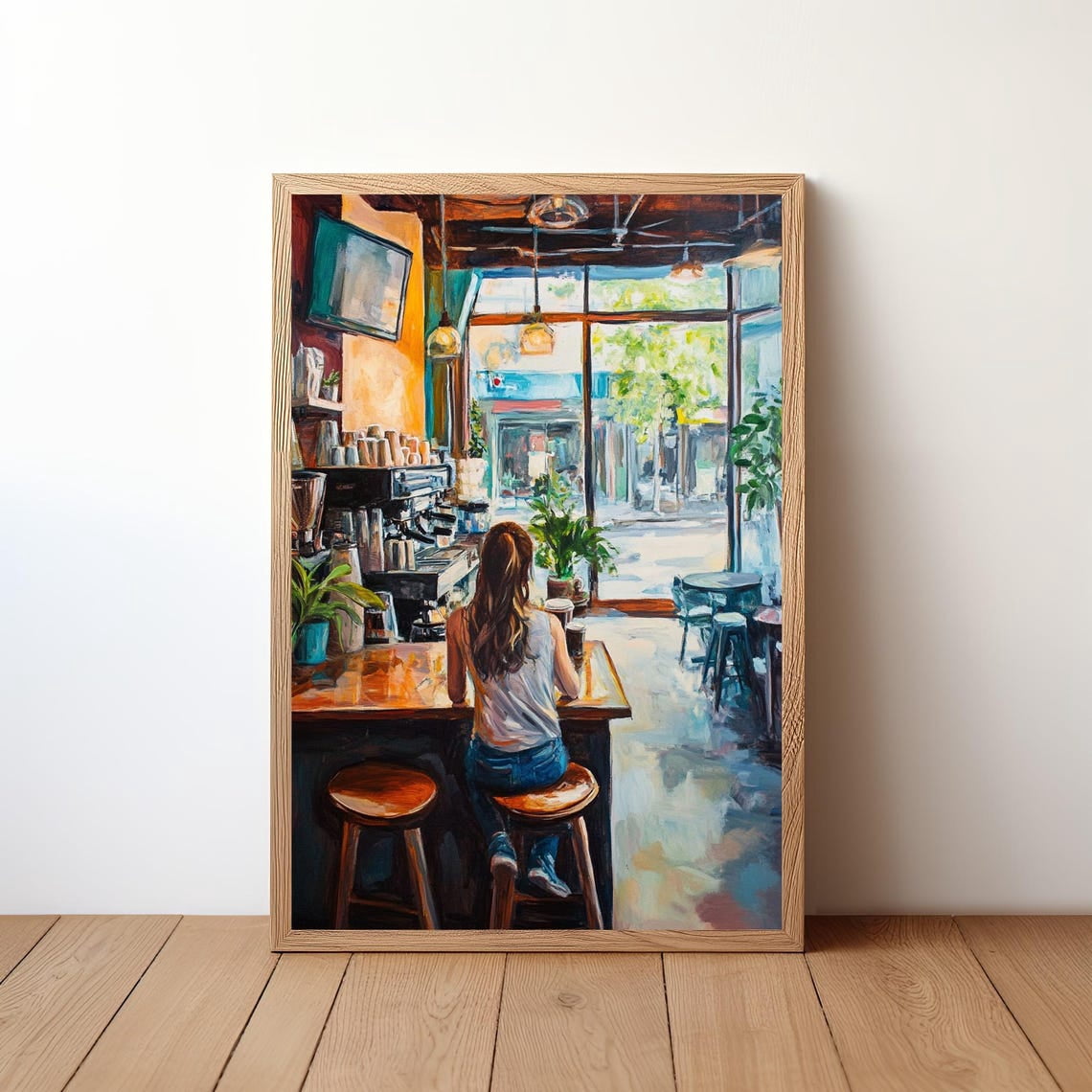 Cozy Cafe Coffee Lover Aesthetic Coffee Shop Wall Art Barista Decor ...