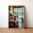 Cozy Cafe Coffee Lover Aesthetic Coffee Shop Wall Art Barista Decor ...