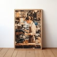 Cozy Cafe Coffee Lover Aesthetic Shop Wall Art Barista Decor Cute ...