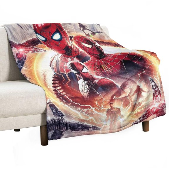 Marvel Spiderman Spidey Expressions Feather Knit Throw - Spft & Cozy ...