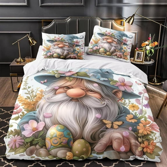 Cozy Cartoon-Themed 3-Piece Microfiber Bedding Set Comforter Cover for ...