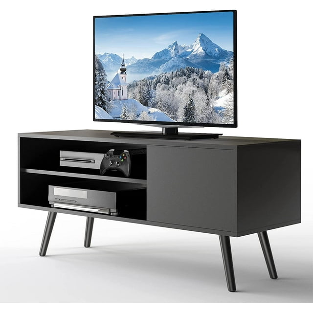 Cozy Castle Modern TV Stand for 50 Inch TV, Entertainment Center with ...