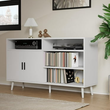 Cozy Castle Record Player Stand, Turntables Stand with Vinyl Record ...