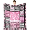 Cozy Christian Inspirational Throw Blanket with 25 Bible Verses (Psalm ...