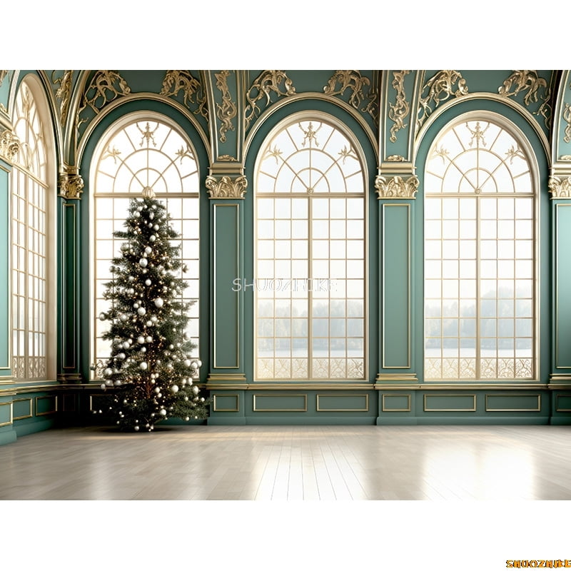 Cozy Christmas Day Sce Fireplace Photography Backdrop Props Winter ...