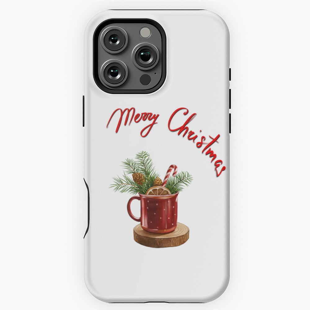 Cozy Christmas Mug Holiday Art Phone Case for iPhone 11 12 13 14 15 16 ...