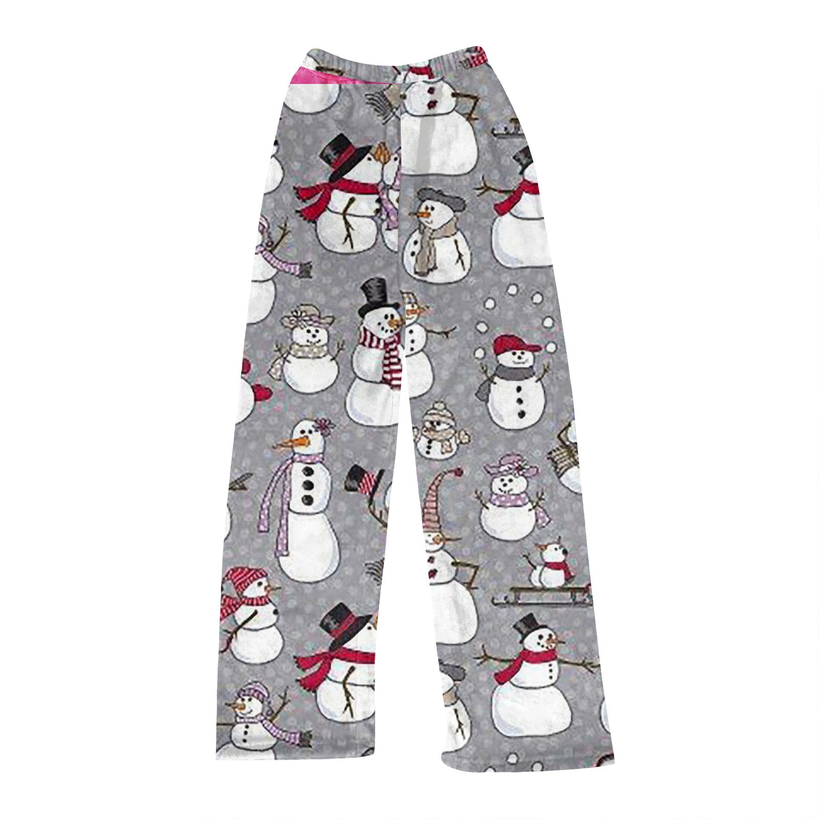Cozy Christmas Plaid Pajama Pants with Snowflake Design Soft ...
