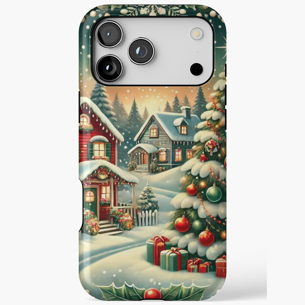 Cozy Christmas Wonderland Case for iPhone 11 12 13 14 15 16 17 Pro Max ...