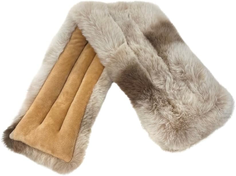 Cozy Clay Bead Heat Pack – Microwaveable & Reusable Faux Fur Warmer for ...