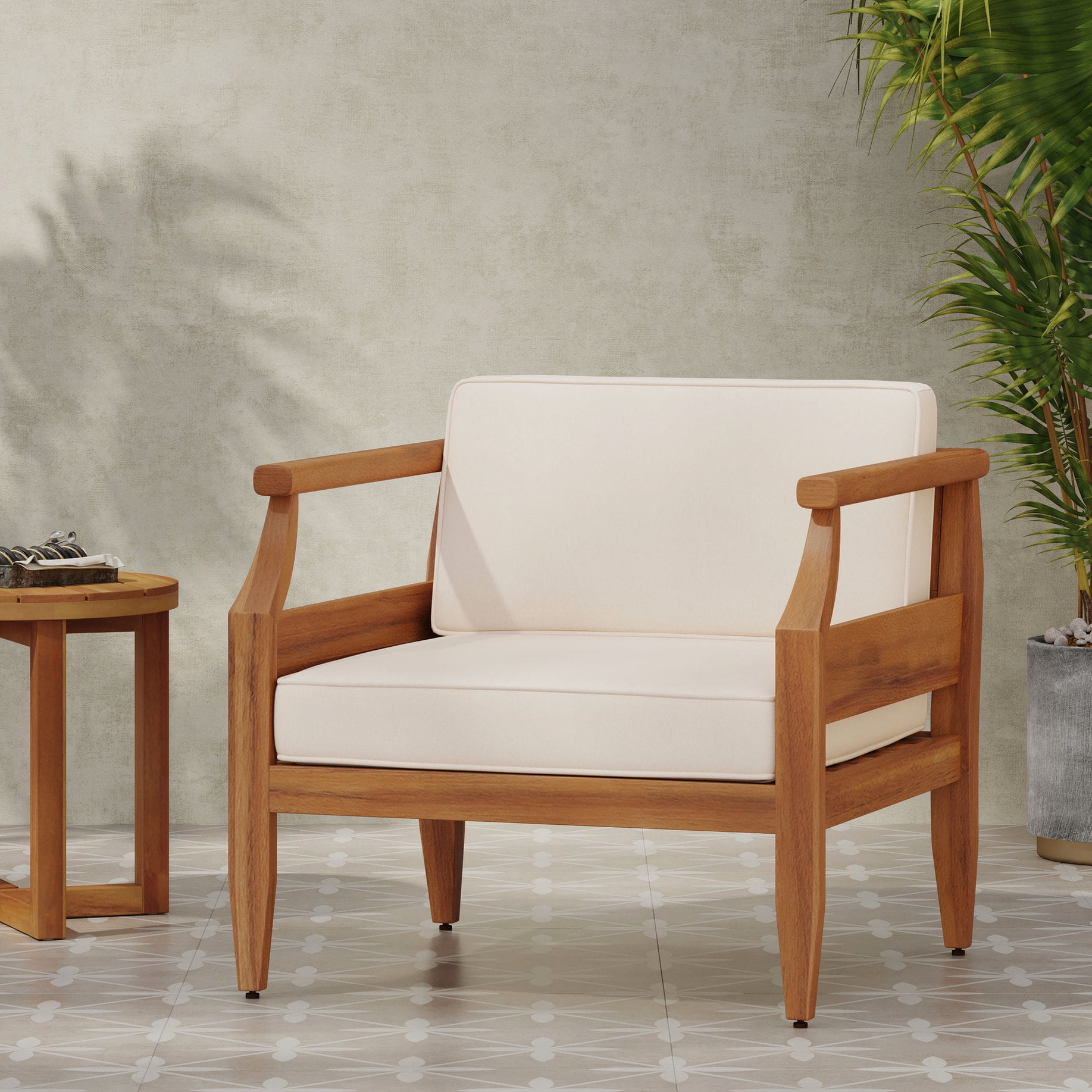 Cozy Club Chair | Open-Slat Seating for Breezy Ambiance | Weather ...