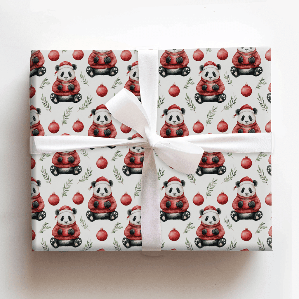Cozy Cocoa Bear - Christmas Wrapping Paper Roll - Gift Wrap for ...