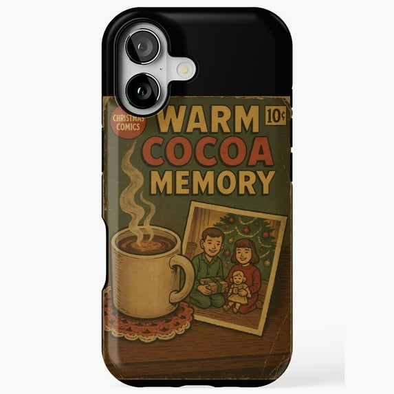 Cozy Cocoa Memory Nostalgic Holiday Scene Case for iPhone 17 to 11 Pro Max - Walmart.com