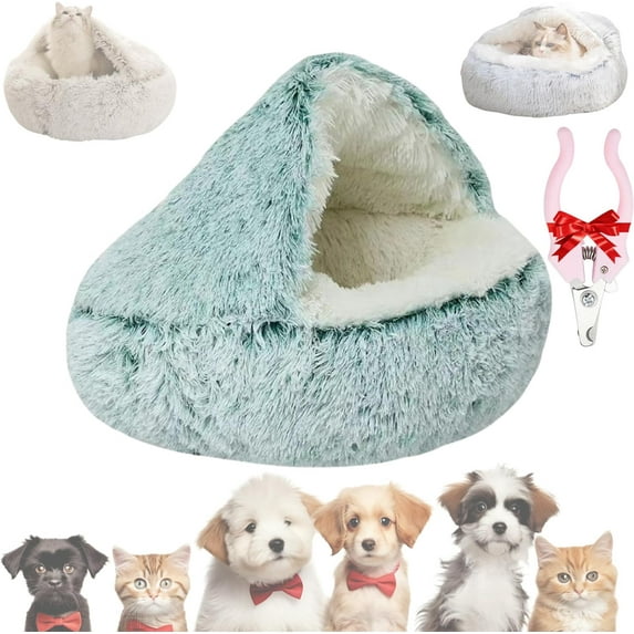 Cozy Cocoon Dog Bed, Cozy Cocoon Pet Bed for Dogs, Cozy Cave Beds for Dogs, Winter Pet Plush Bed ...