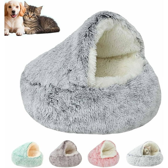 Cozy Cocoon Dog Bed,Cozy Cocoon Pet Bed for Dogs,Dog Bed with Hood ...